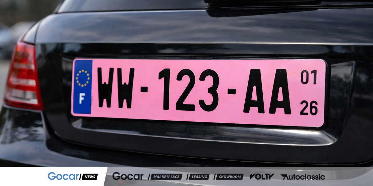 Dit Europese land voert de roze nummerplaat in. Ma... | Gocar.be