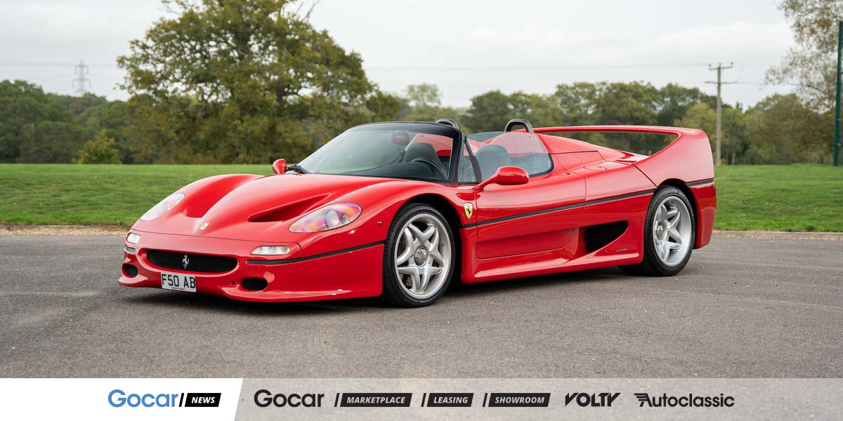 Ferrari F50 van Rod Stewart gaat onder de hamer | Gocar.be