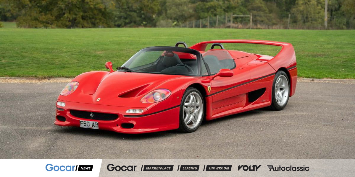 Ferrari F50 van Rod Stewart gaat onder de hamer | Gocar.be