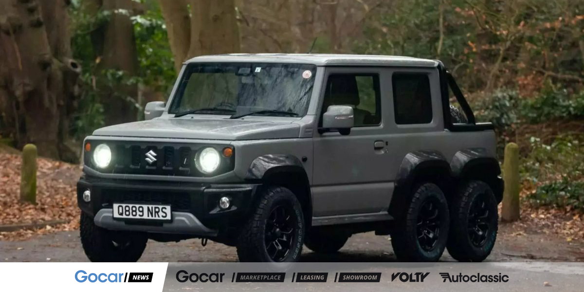 Il s’est fait construire un Suzuki Jimny à 6 roues | Gocar.be